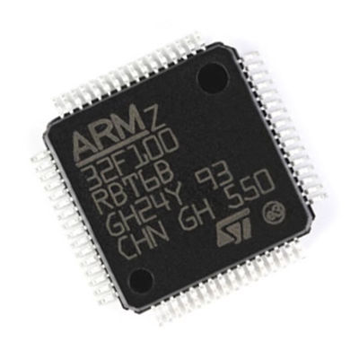 ARM MCU STM32F100RBT6B STM32F100 STM32F LQFP-64 Microcontroller Stock ...
